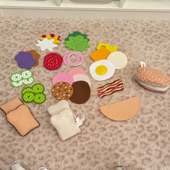 Melissa & Doug | Toys | Melissa Doug Felt Food Sandwich Set Euc | Poshmark